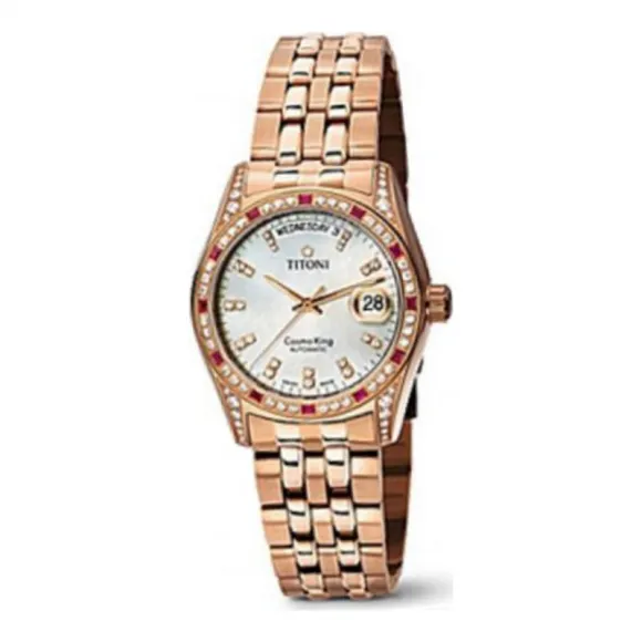 梅花/Titoni 宇宙系列 自动机械 男表 787 RG-DBRH-309-小迈步海淘品牌官网